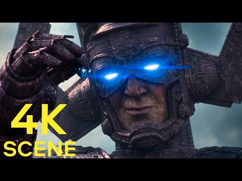 Galactus VS. Fantastic Four Fight Scene | 4K