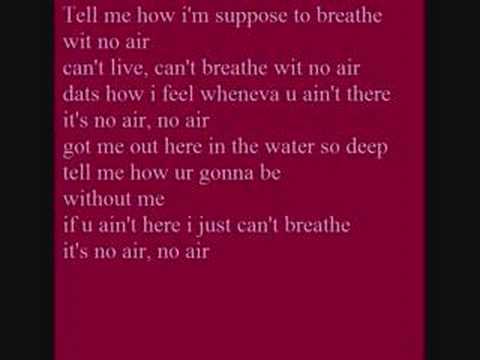 No air- Jordin Sparks& Chris Brown(with Lyrics) - YouTube