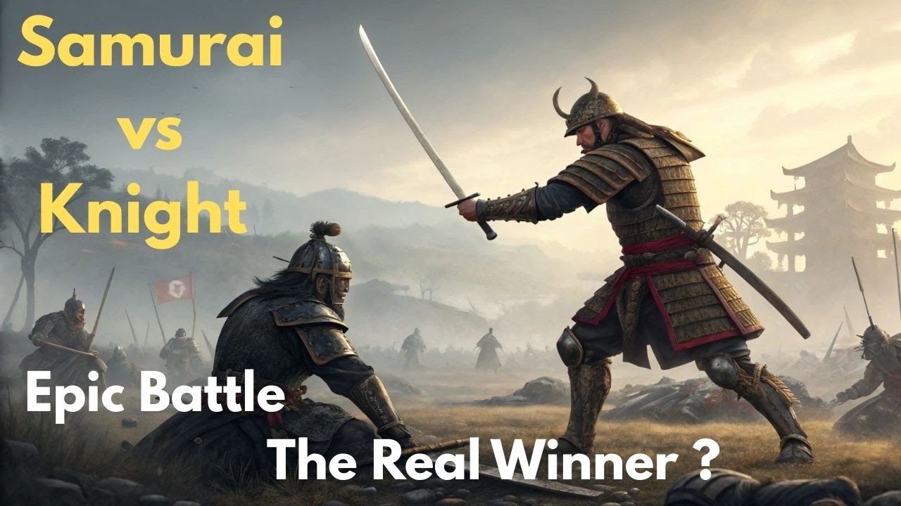 Epic Battle Samurai vs Knight The Real Winner - YouTube
