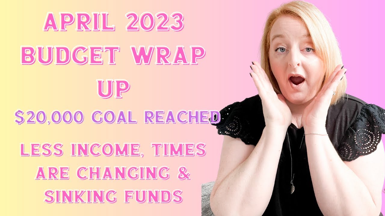 April Budget Wrap Up | $20,000 Goal Reached | Budget Planning | Monthly ...