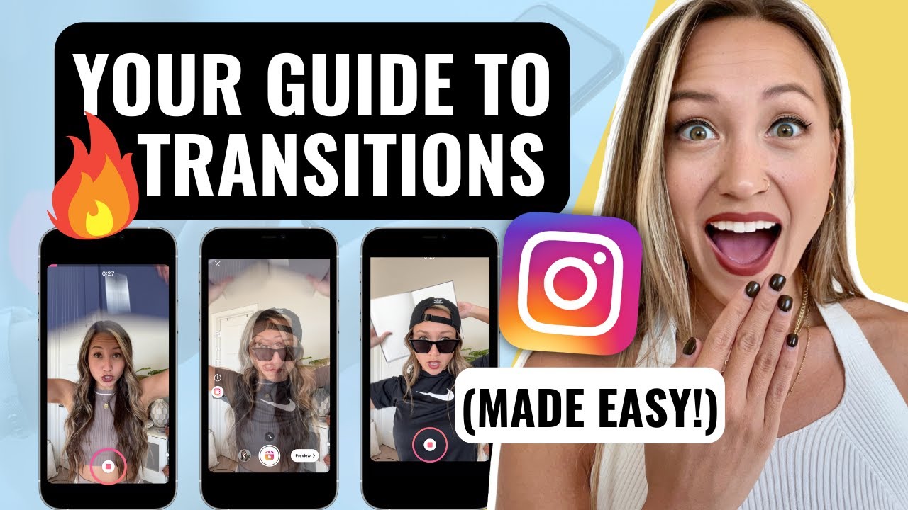 5 Easy Instagram Reels Transitions Tutorial to Get More Views! (no ...