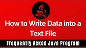 Frequently Asked Java Programs - YouTube