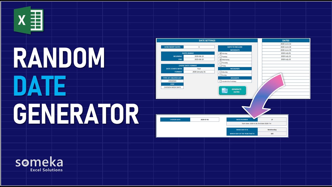 Random Date Generator Excel Template YouTube random-date-generator-excel-template-youtube