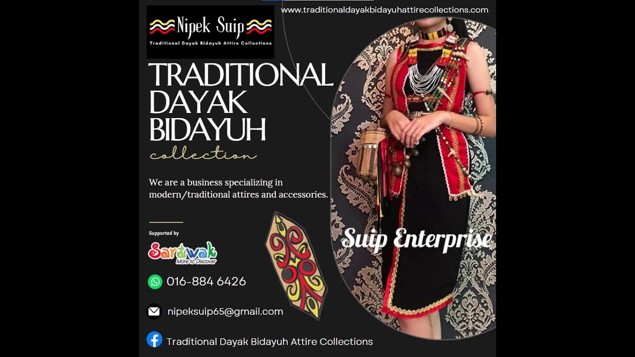 Traditional Dayak Bidayuh Collection - YouTube