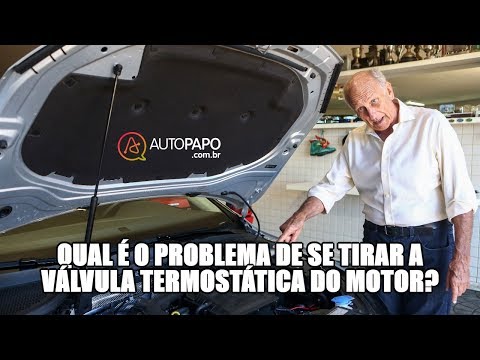 What is the problem with removing the thermostatic valve from the engine?