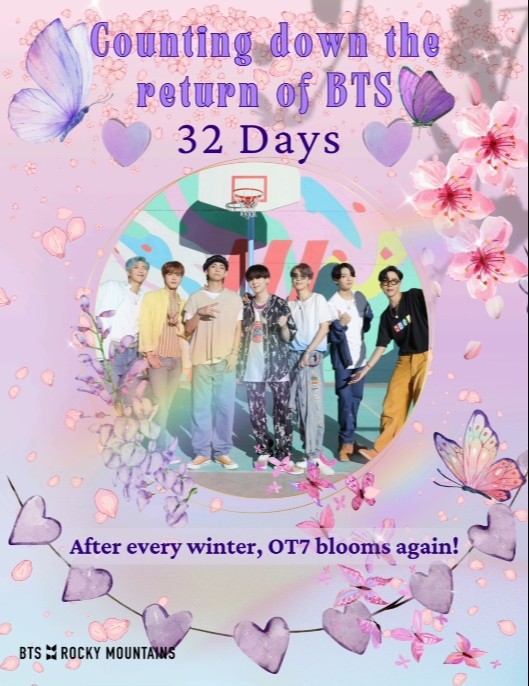 Counting the days! #bts_returns #btsarmy #방탄소년단 - YouTube