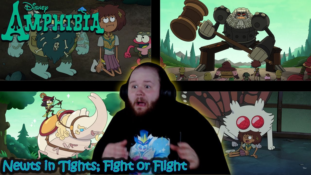 Amphibia Season 3 Episode 15 REACTION | Newts in Tights | Fight or ...
