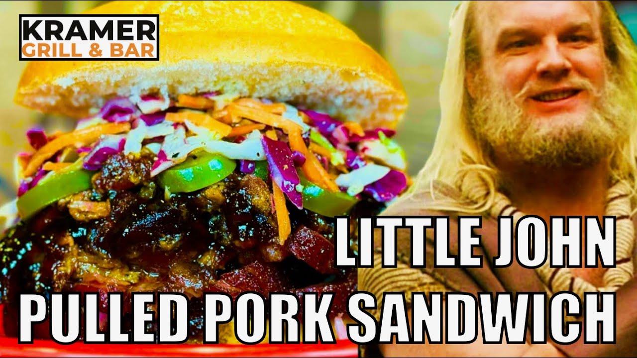 The Little John Pulled Pork/Pork Belly Sandwich from Kramer's Grill ...