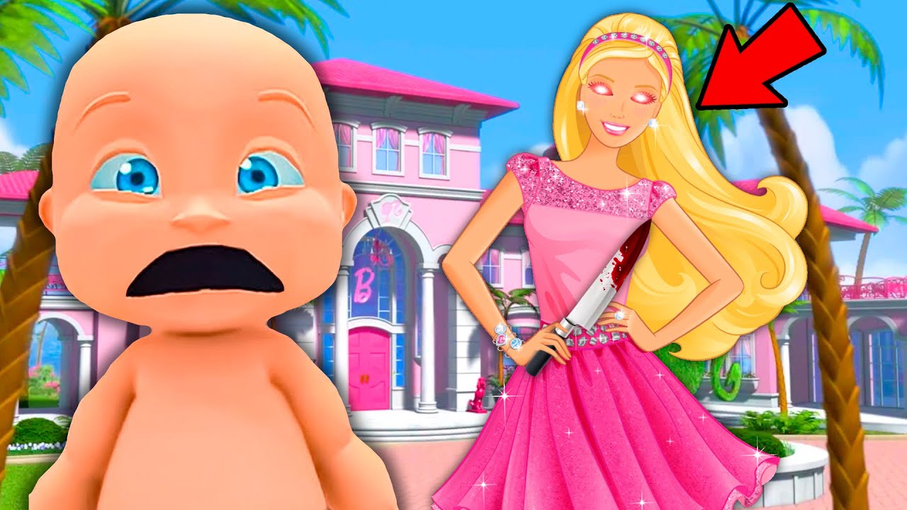 Baby Escapes BARBIE! - YouTube