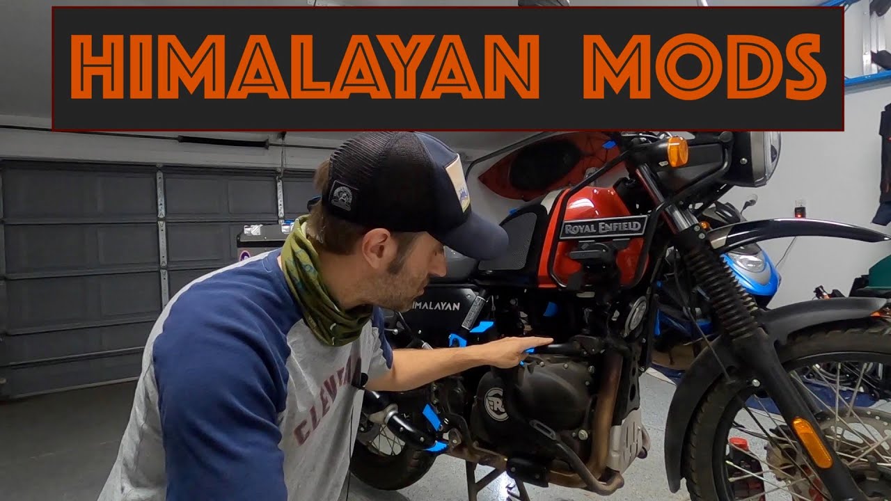 Royal Enfield Himalayan Mods and Accessories - YouTube
