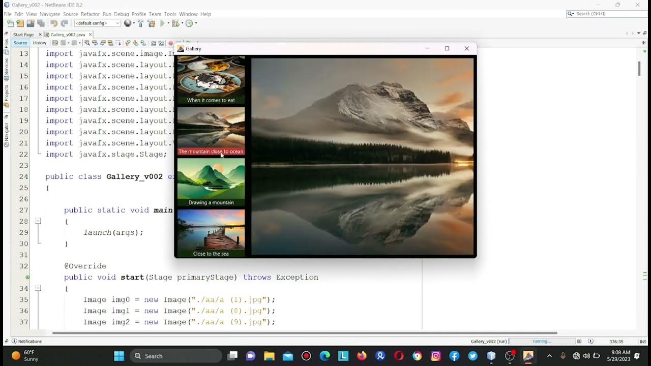 #JAVA-FX #GUI #GALLERY #APPLICATION #JAVA #CSS #IMAGEVIEW - YouTube