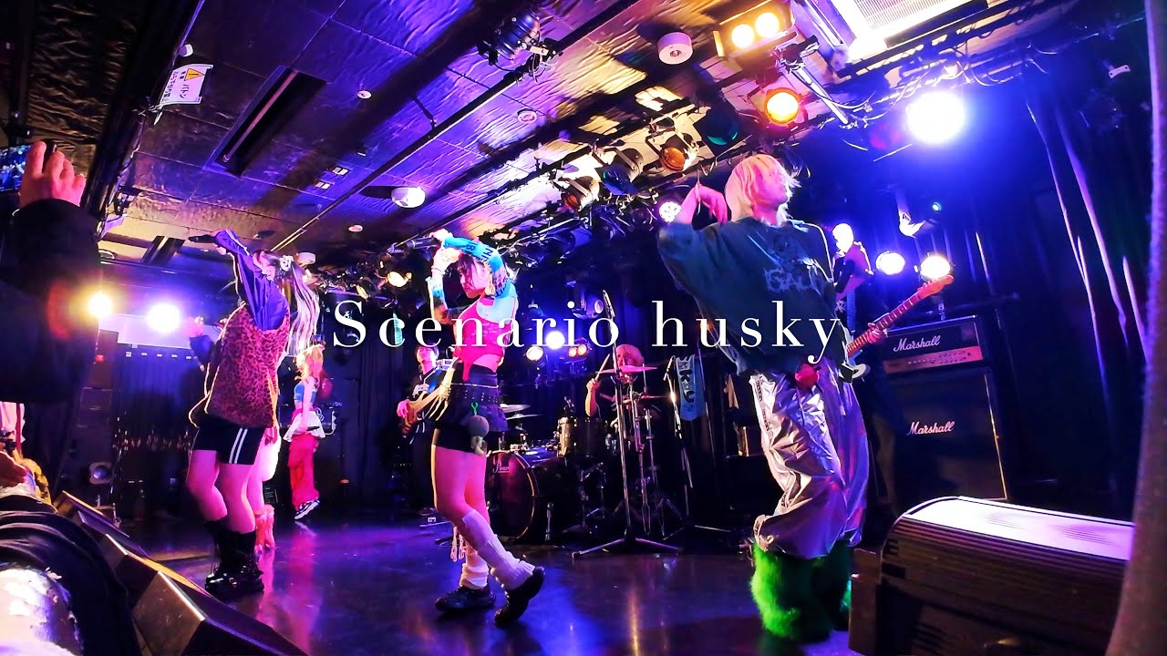 husky（Band Set） - Scenario（Live at Shinsaibashi VARON）【4K】 - YouTube