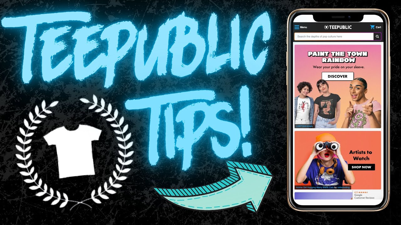 Teepublic Beginner Tips - YouTube