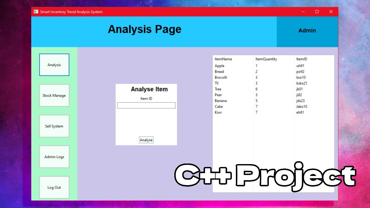 Smart Inventory Trend Analysis System C++ Project - YouTube