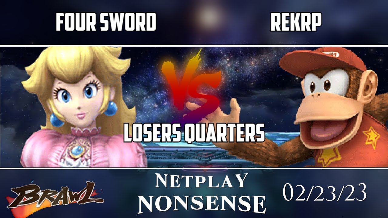 Netplay Nonsense #3 - Losers Quarters: Four Sword (Peach) vs RekRP ...