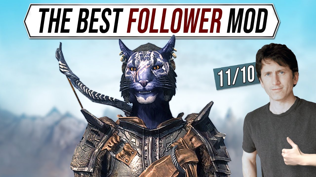 I Tried Todd Howard's Favorite Skyrim Follower Mod! - YouTube