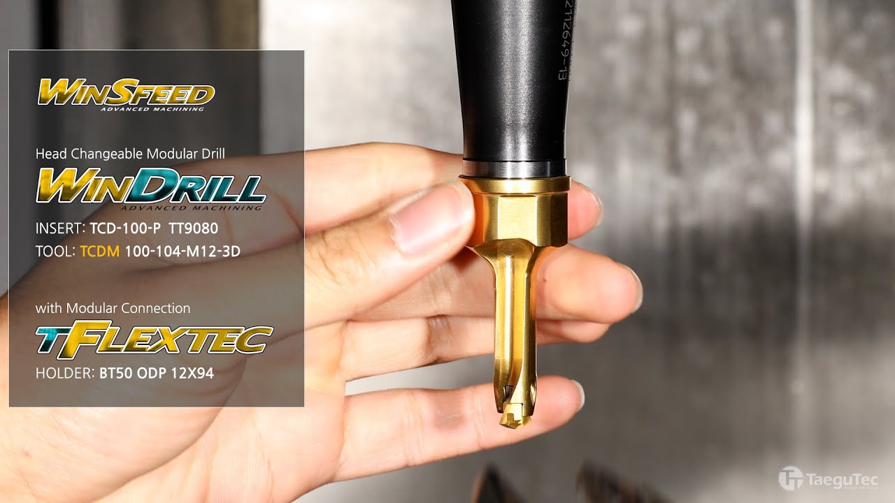 Head Changeable Modular Drills: WIN-DRILL(TCDM) for T-FLEXTEC holder ...