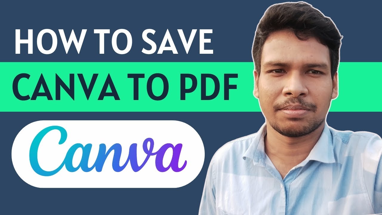 How To Save Canva Design as PDF (Step By Step Tutorial) - YouTube