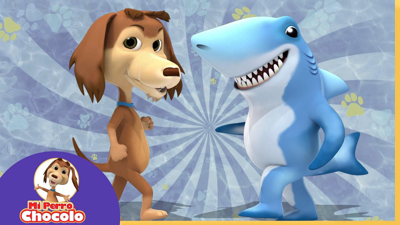 BAILA JUNTO AL PERRO CHOCOLO 🐾 Y EL TIBURÓN 🦈 | CANCIONES INFANTILES ...