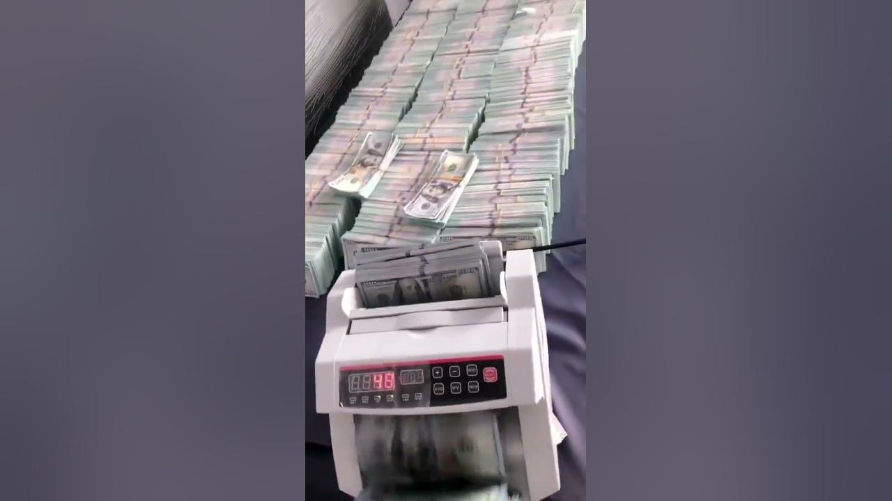 perfect money counting $1.8 million dollars cash #millionaire #dollar # ...