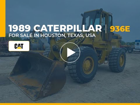 CAT 936E Wheel Loader For Sale - YouTube