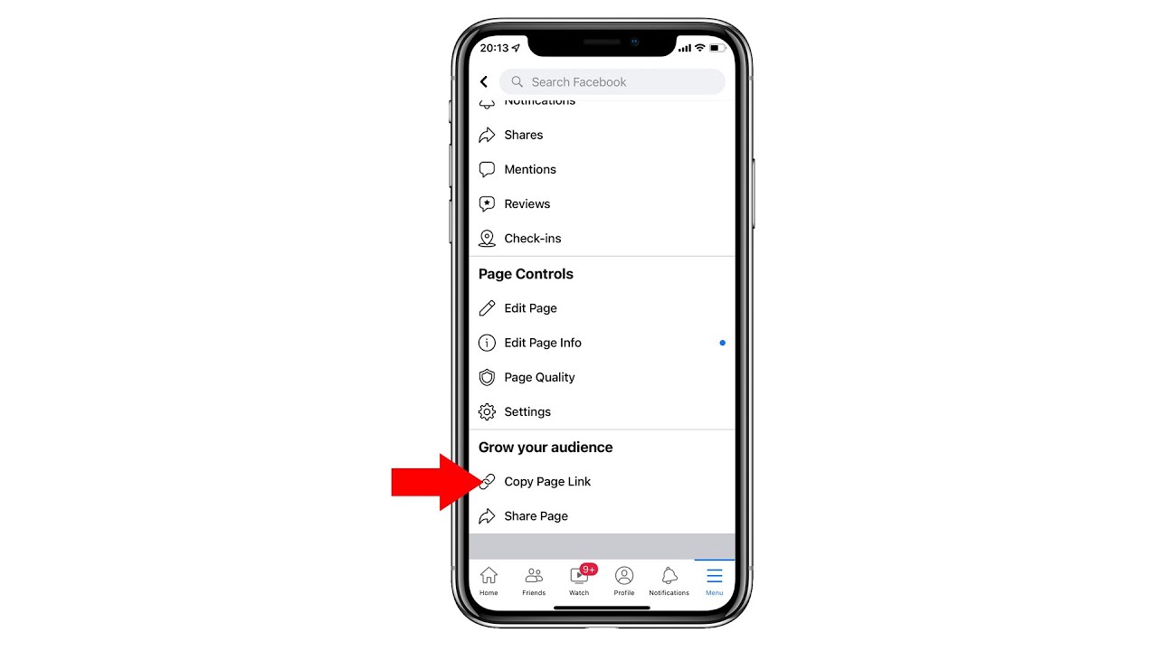 How to Share Facebook Page Link With Other Person Using Apps Like ...