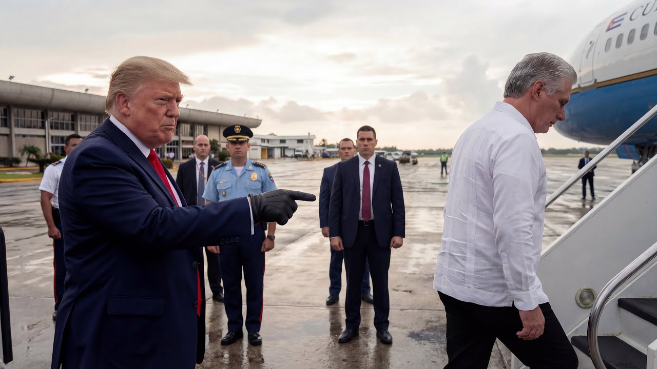 Trump: EEUU ya protege a Venezuela y Cuba tiene que negociar - YouTube
