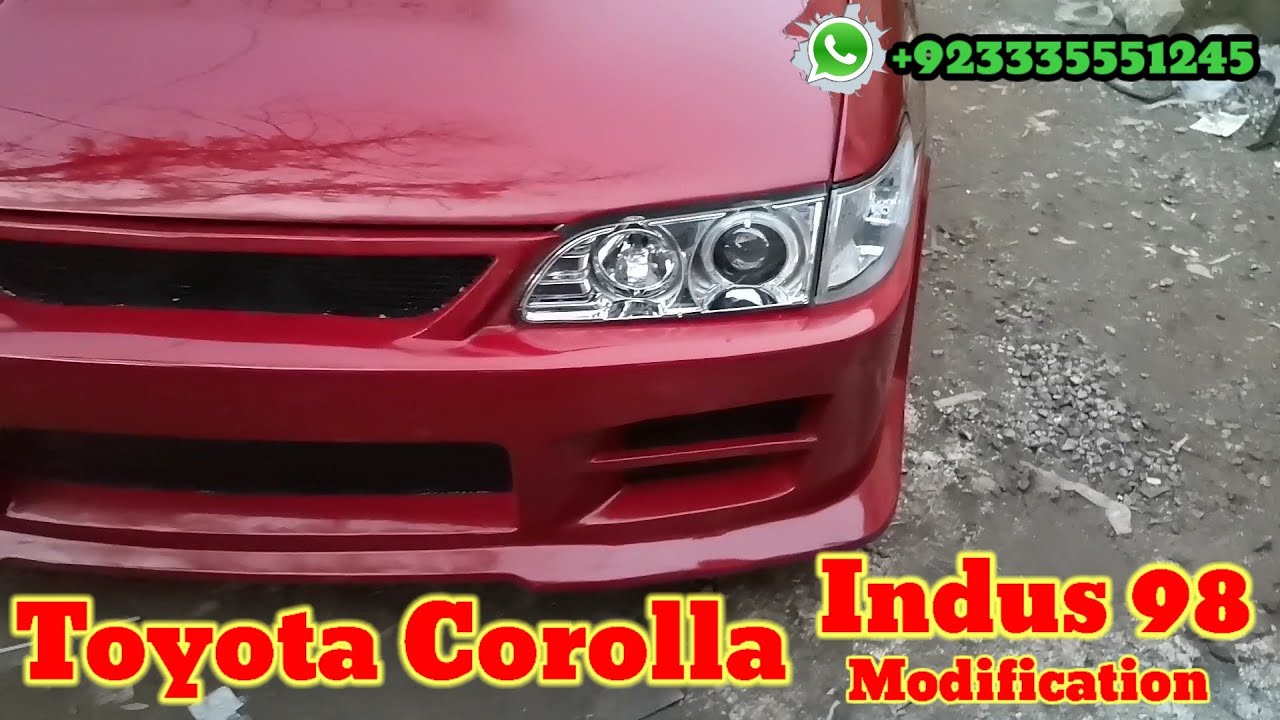 Toyota Indus Corolla 98| Modified In Pakistan - YouTube