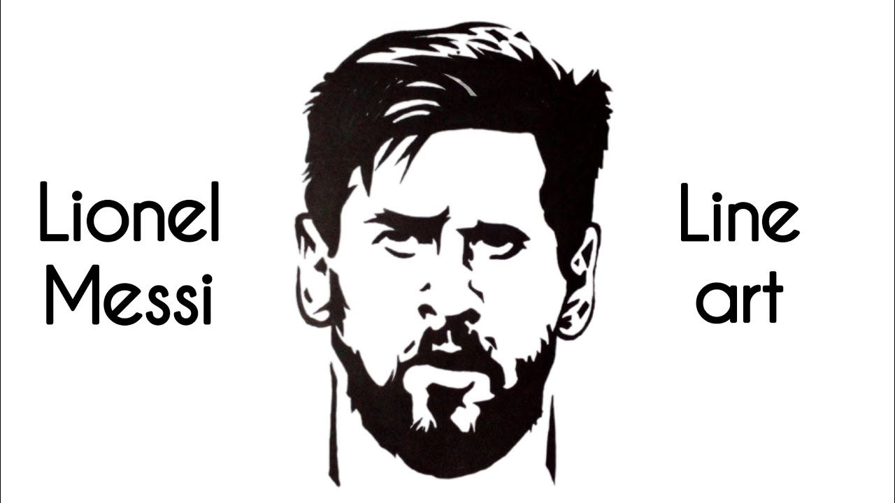 How to draw Lionel Messi । Messi drawing easy । Messi drawing step by ...
