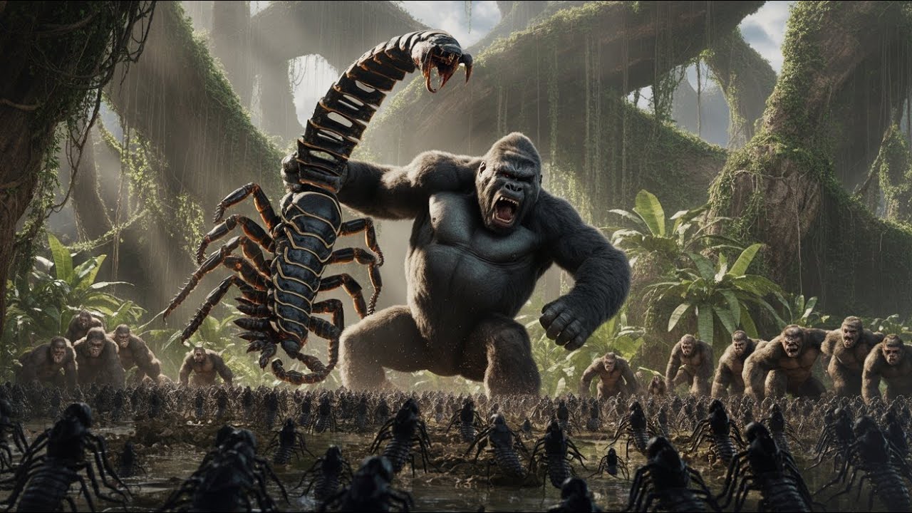 King Kong vs Scorpion King DEATHMATCH for Forest Survival - YouTube