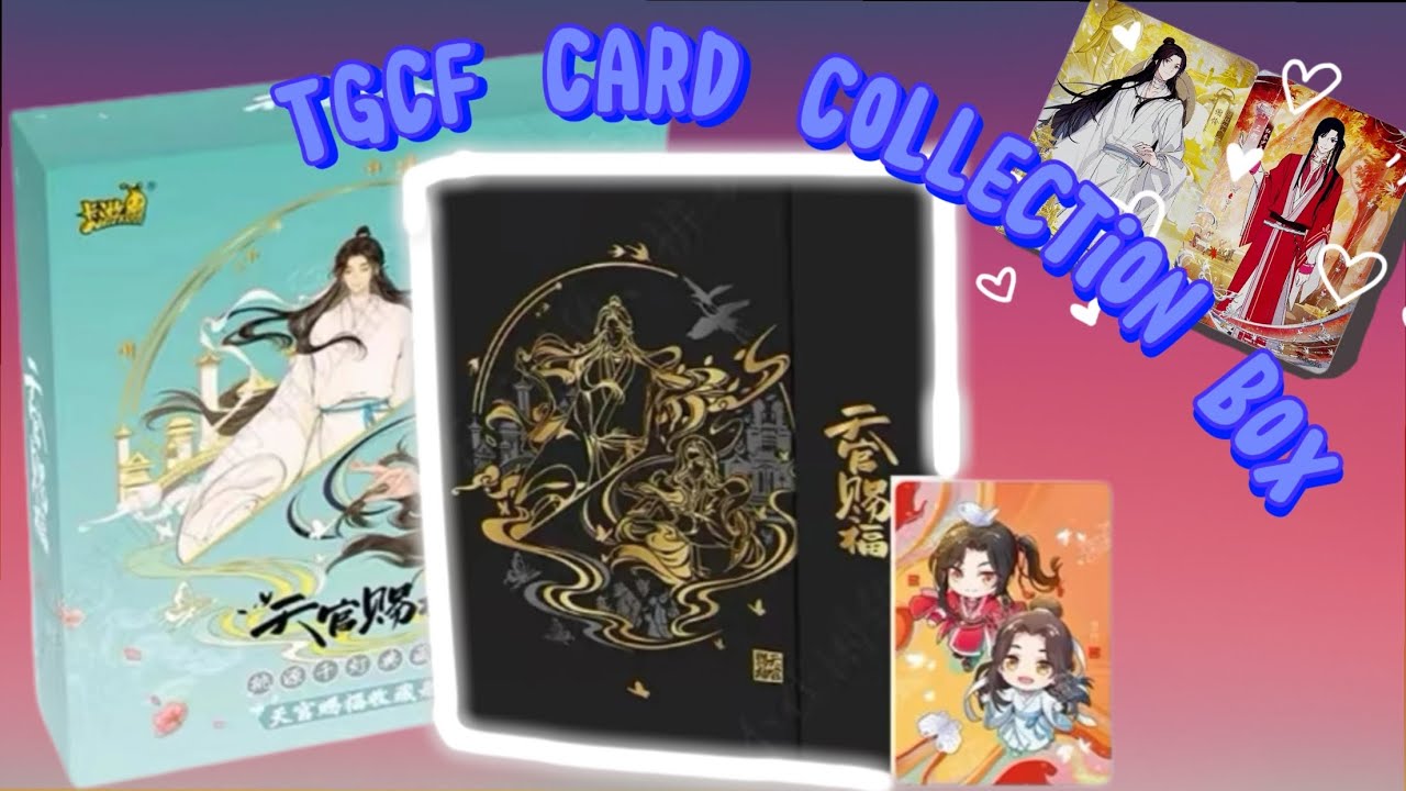 TGCF CARD COLLECTION BOX!! Unboxing, display of items... - YouTube