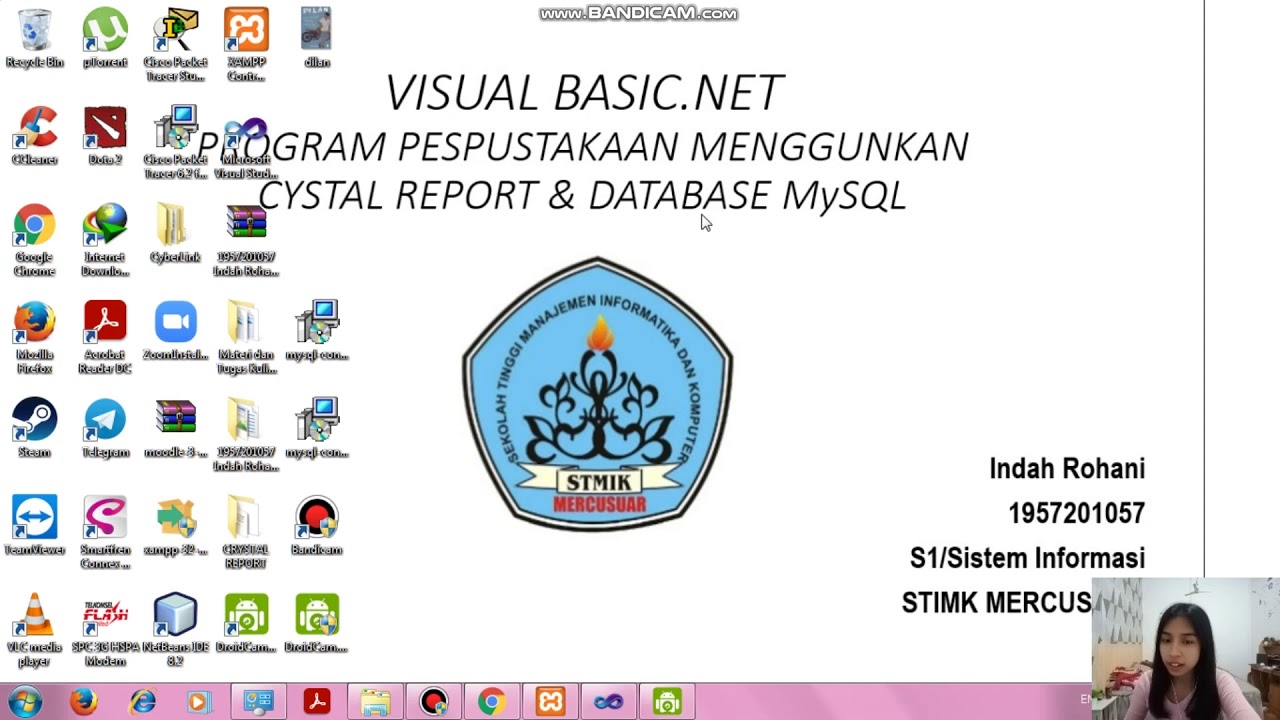 PROGRAM PERPUSTAKAAN - DATABASE MySQL & CRYSTAL REPORT - VISUAL BASIC ...