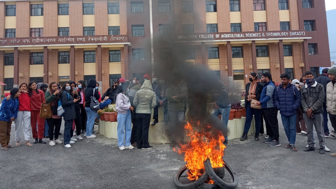 HICAST College मा बल्यो आगो || HICAST College - YouTube