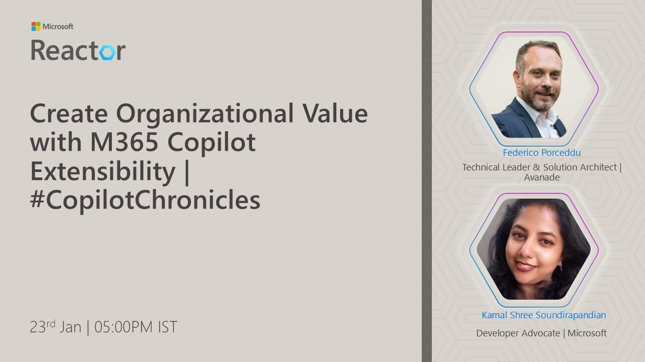 Create Organizational Value with M365 Copilot Extensibility | # ...