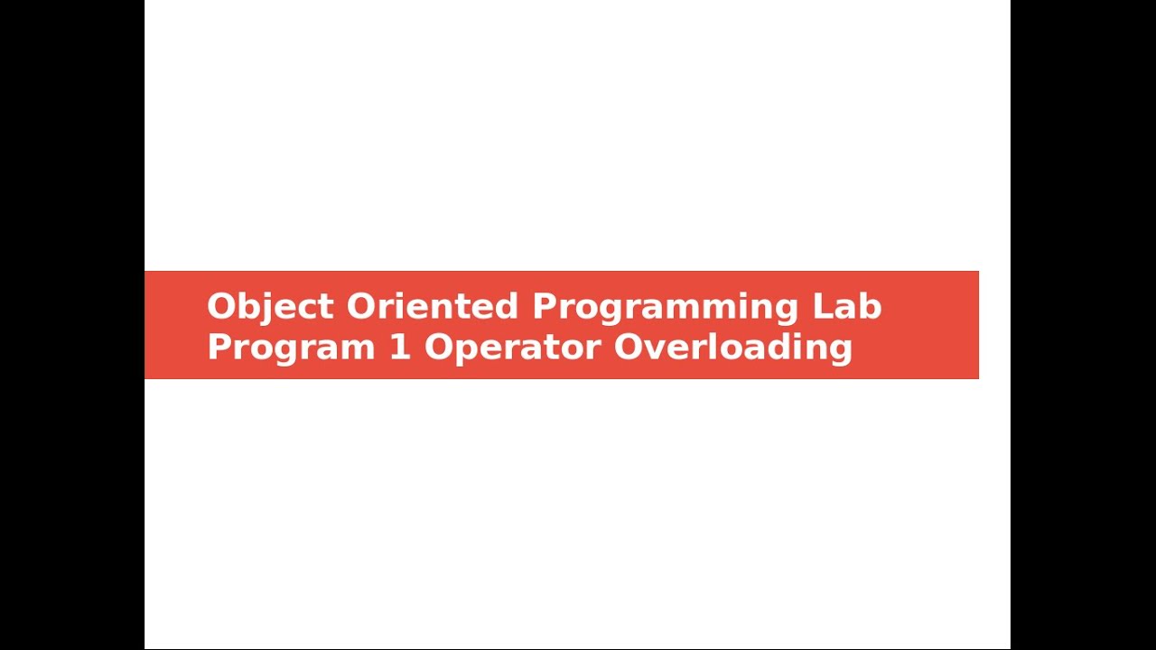 SE COMPUTER OOP Lab Program Implement a class Complex which represents the Complex Number data ...