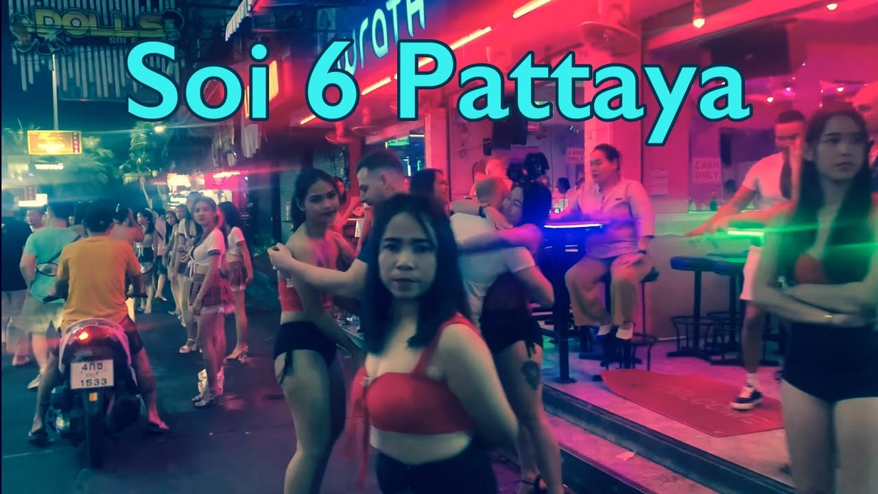 🇹🇭Soi 6 Pattaya, Sunday night,March - YouTube