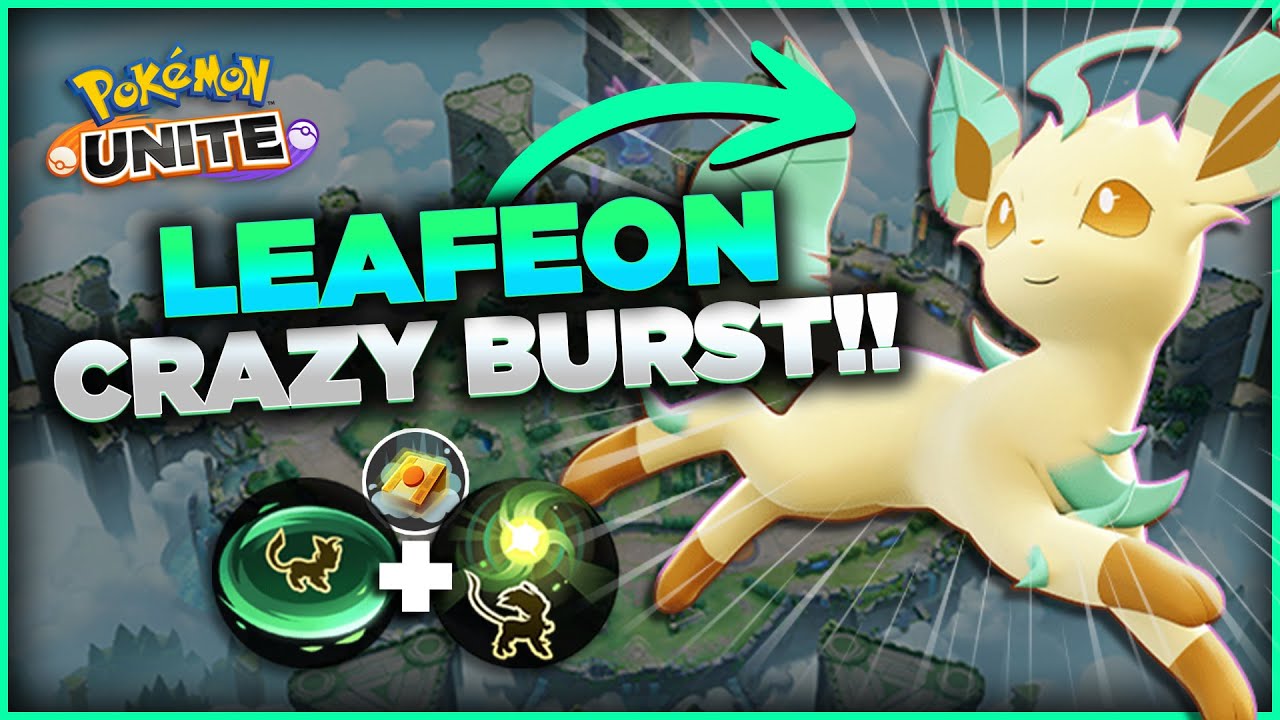 Leafeon Solar Leaf Masters Build 🔥 Pokemon Unite Top Player Gameplay ...