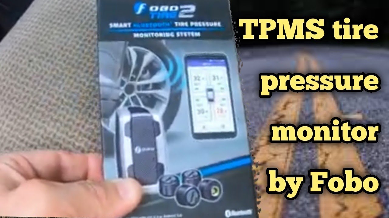 Smart Tire Pressure Monitoring System (TPMS) by FOBO - YouTube