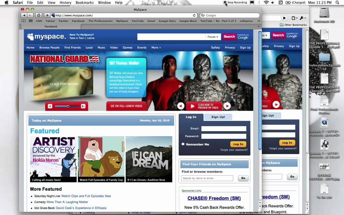 Facebook Redirecting to Myspace - YouTube