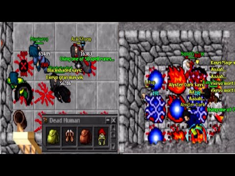 Old Tibia - DOLERA PK Compilation: Fast SDs (2006 7.81)