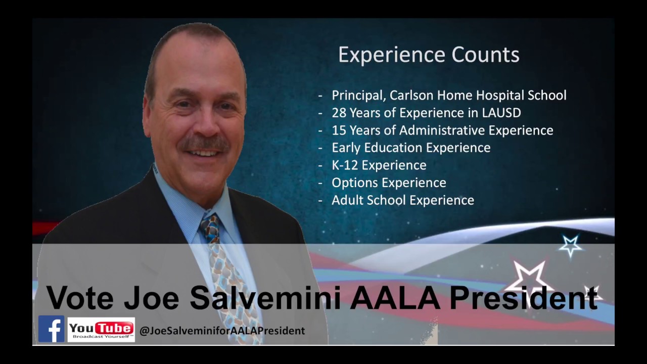 Joe Salvemini for AALA President - YouTube