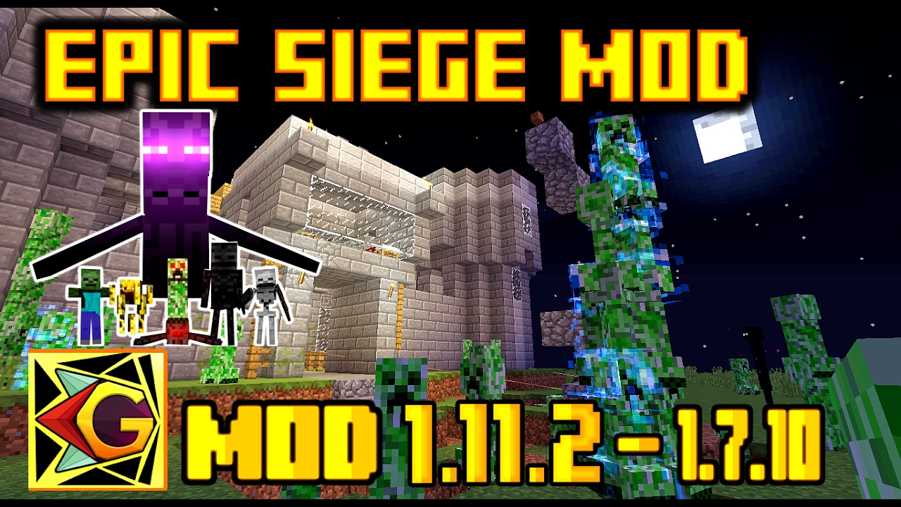 Epic Siege Mod| ¡No Hay A Donde Esconderse! | Para 1.11.2 – 1.7.10 ...