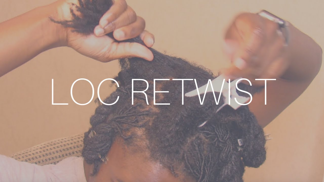 HOW TO RETWIST YOUR LOCS FASTER (beginner friendly) - YouTube