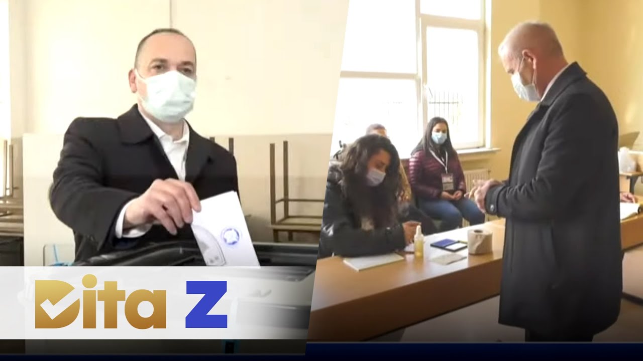 Mytaher Haskuka dhe Zenun Elezaj duke votuar - YouTube