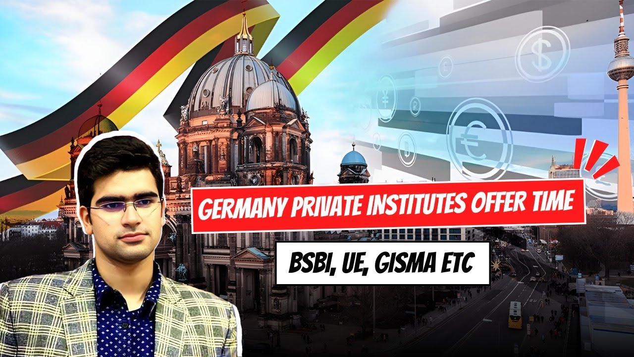 Germany Private Institutes Offer Time | BSBI, UE, GISMA etc | Study in ...