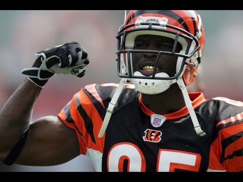 Chad Ochocinco With Gold Teeth