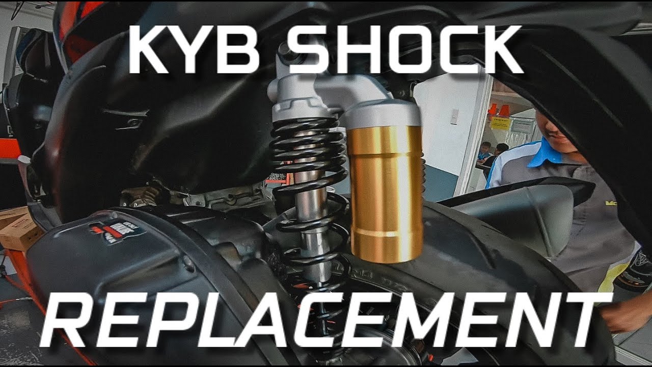 YAMAHA AEROX 155 SHOCK REPLACEMENT | KYB V3 SHOCK GENUINE PARTS ...