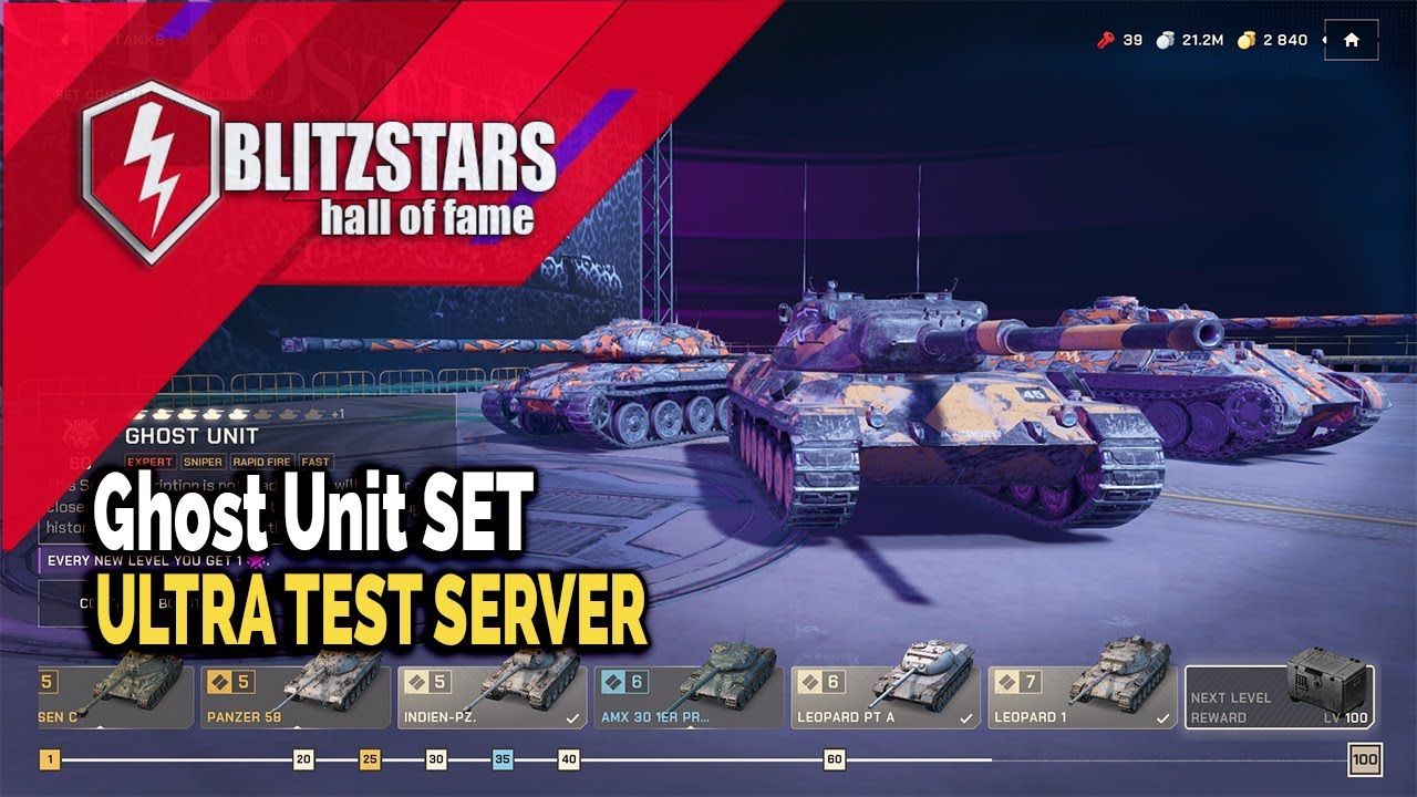 📝 Ghost Unit SET 🚀Ultra Test | World of tanks Blitz - YouTube