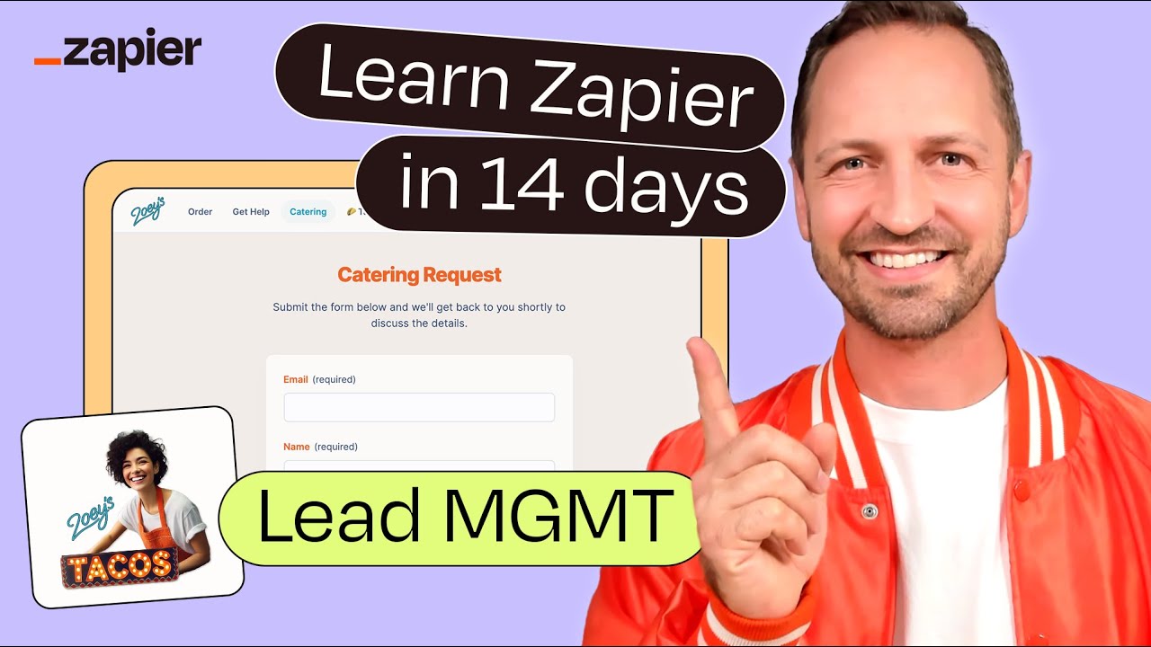 Easy Lead Management with CRM | Learn Zapier in 14 Days - YouTube