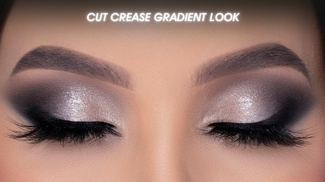 How To Do Glitter Eye Makeup | Cut Crease Eye Makeup Look | Femica ...